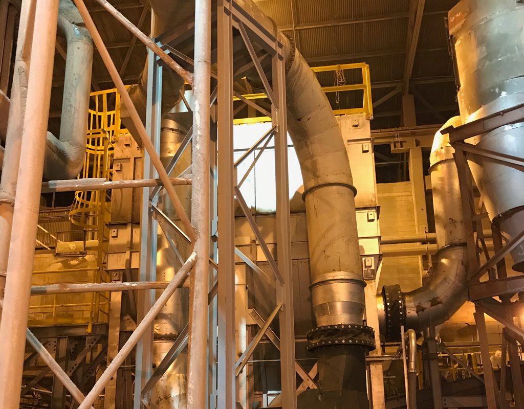 Baghouse engineering, removal and install - Recon